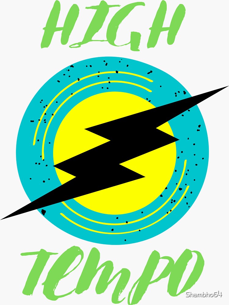 "TEMPO" Sticker for Sale by Shambho64 | Redbubble