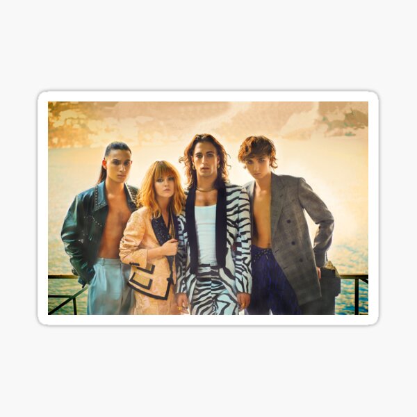 "Maneskin" Sticker for Sale by rhei29 | Redbubble