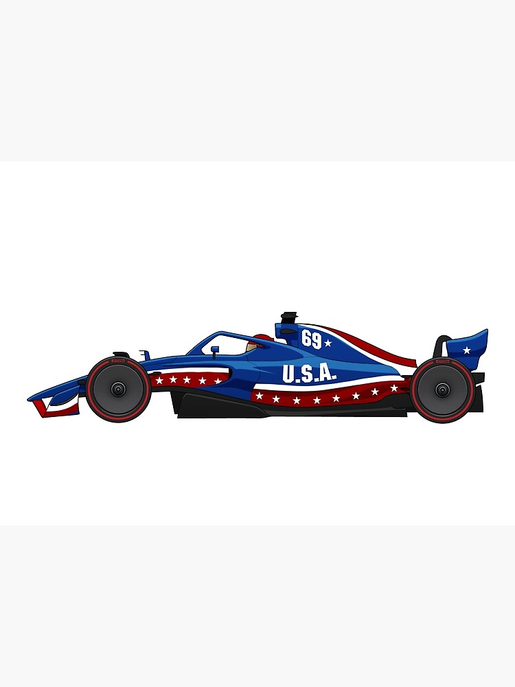 "Team USA Racing Livery Formula One 2022 Car" Poster for Sale by ...
