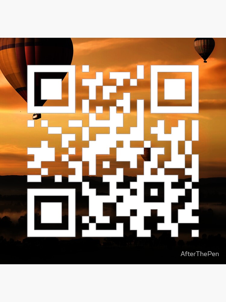 "QR Code Mystery Text" Sticker for Sale by AfterThePen | Redbubble