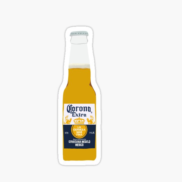 "Corona Extra Beer Bottle" Sticker for Sale by designsbyemilyrose ...