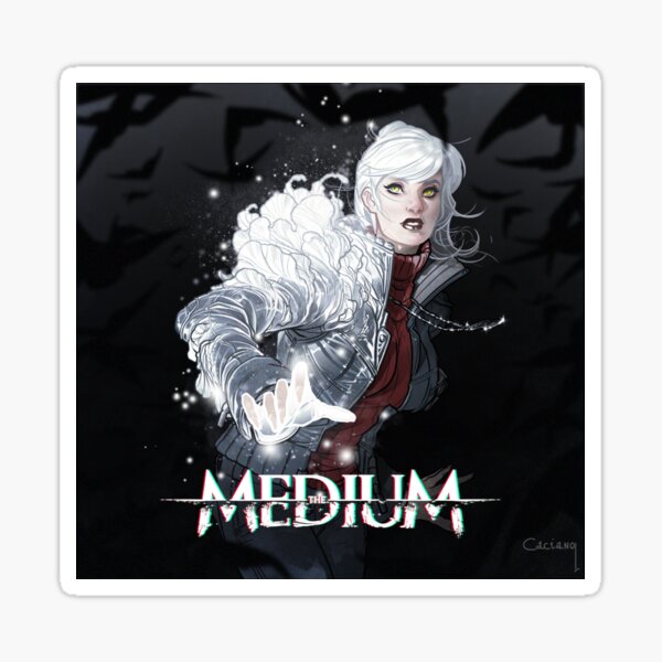 "The Medium " Sticker for Sale by Julia126789 | Redbubble