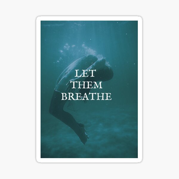 "Save Aquatic Life From Plastic Pollution In Ocean" Sticker for Sale by ...