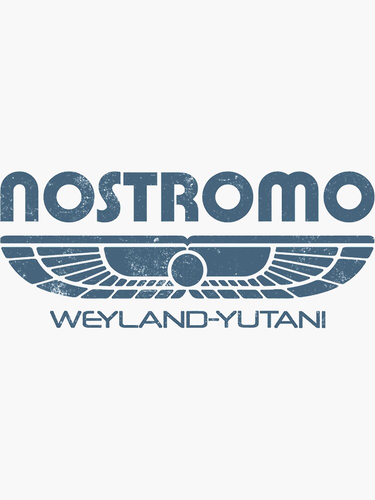 "USCSS Nostromo Logo Classic T-Shirt.png" Sticker by scotkudr | Redbubble