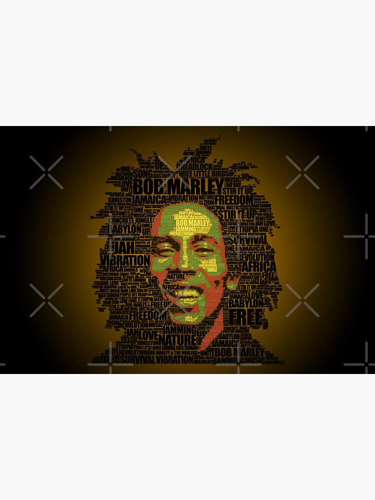 "Rasta words" Sticker by angeldecuir | Redbubble