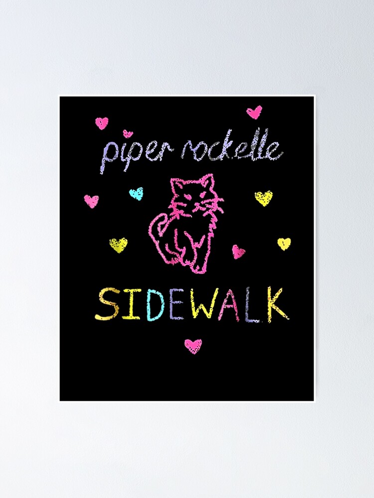 "Funny Cat Vitntage Piper Rockelle Sidewalk" Poster for Sale by ...