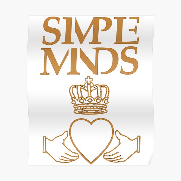 "Simple Minds Logo" Poster for Sale by BryaBauer | Redbubble