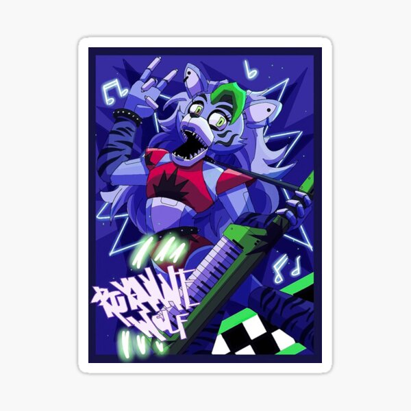 "Security Breach Roxanne Wolf Fnaf poster" Sticker for Sale by ...
