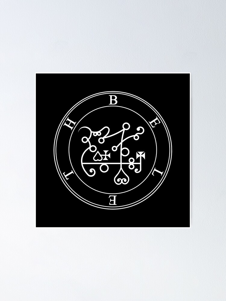"Beleth - Goetia (white)" Poster by Shadow-Kingdom | Redbubble