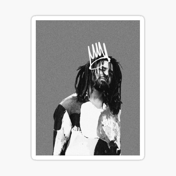 "J Cole Art JCole" Sticker for Sale by BobbyReinger | Redbubble