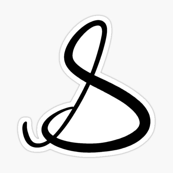 "Letter S" Sticker for Sale by 77designs | Redbubble