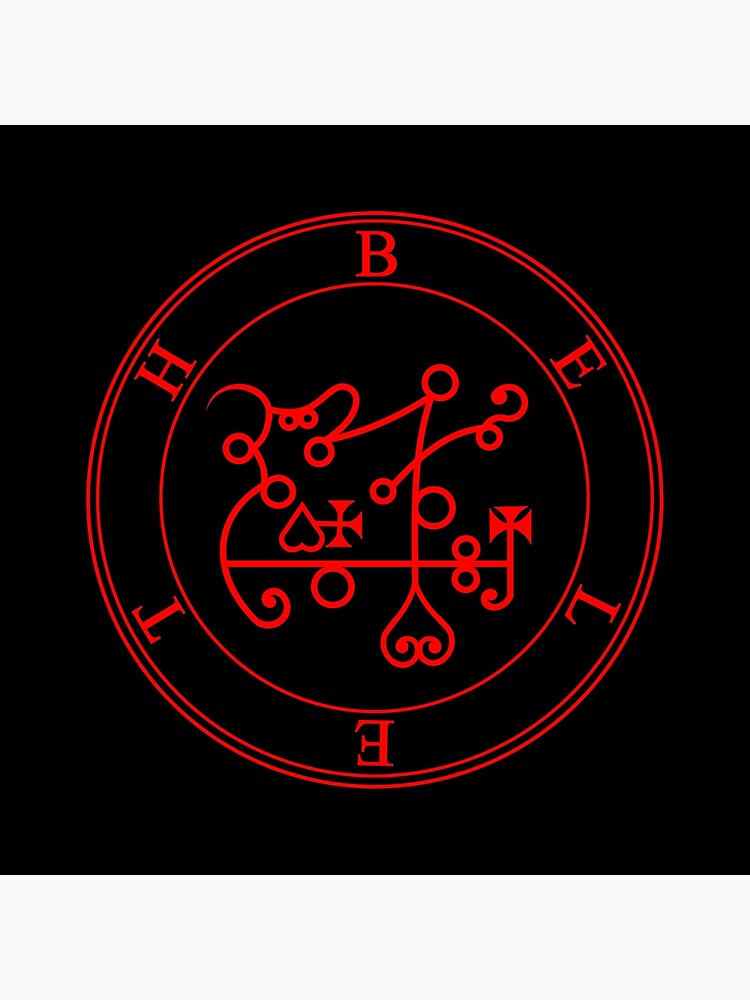 "Beleth - Goetia (red)" Poster by Shadow-Kingdom | Redbubble