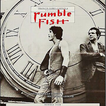 "(1983) RUMBLE FISH POSTER" Poster for Sale by juliofoster | Redbubble