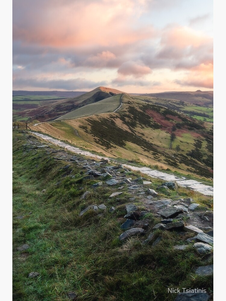 "The Great Ridge - Peak District" Poster by nicktsiatinis | Redbubble