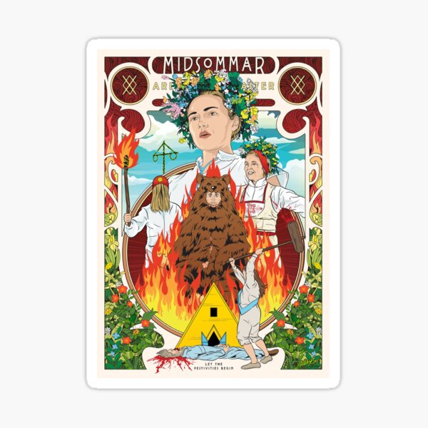 "Movie Midsommar Poster" Sticker by joehopters | Redbubble