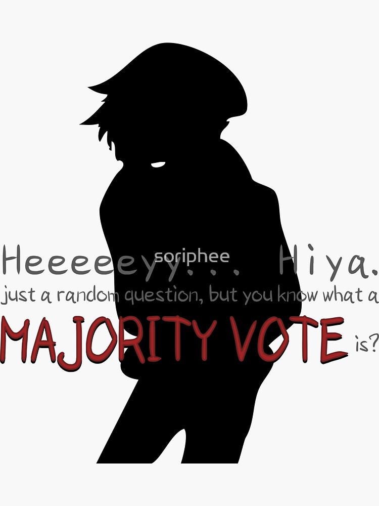 "majority vote yttd v1" Sticker for Sale by soriphee | Redbubble