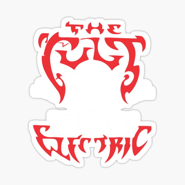"The Cult Electric Classic" Sticker by jeromecohen | Redbubble