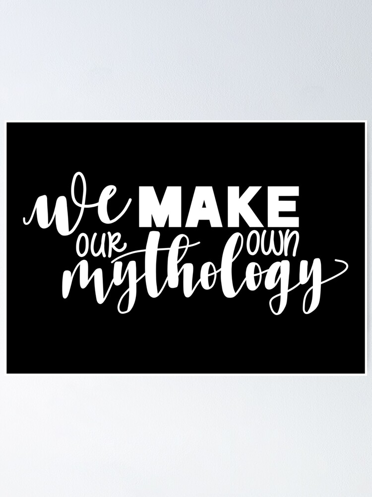 "we make our own mythology the amazing devil quote joey batey" Poster ...