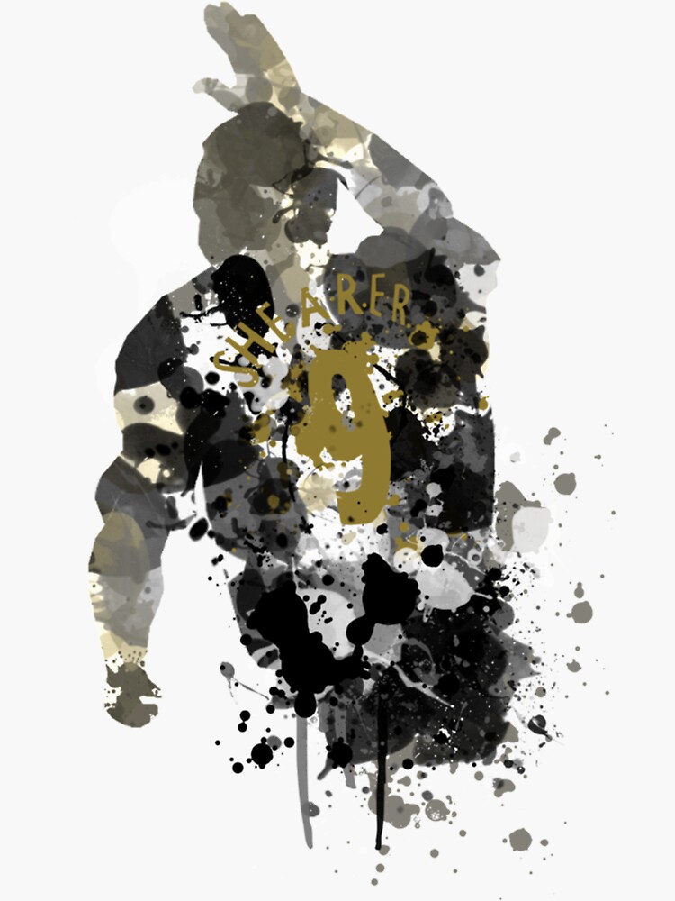 "Alan Shearer Newcastle United Legend Art " Sticker for Sale by ...