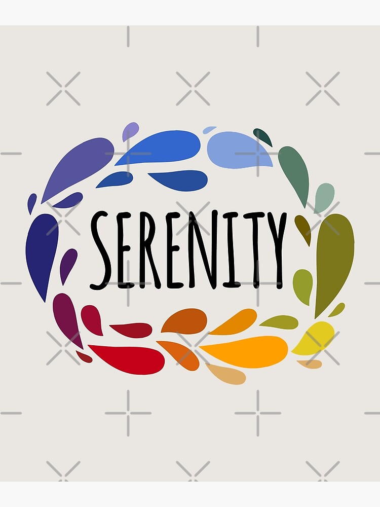 "Serenity - Names for Wife Daughter and Girl" Poster for Sale by ...