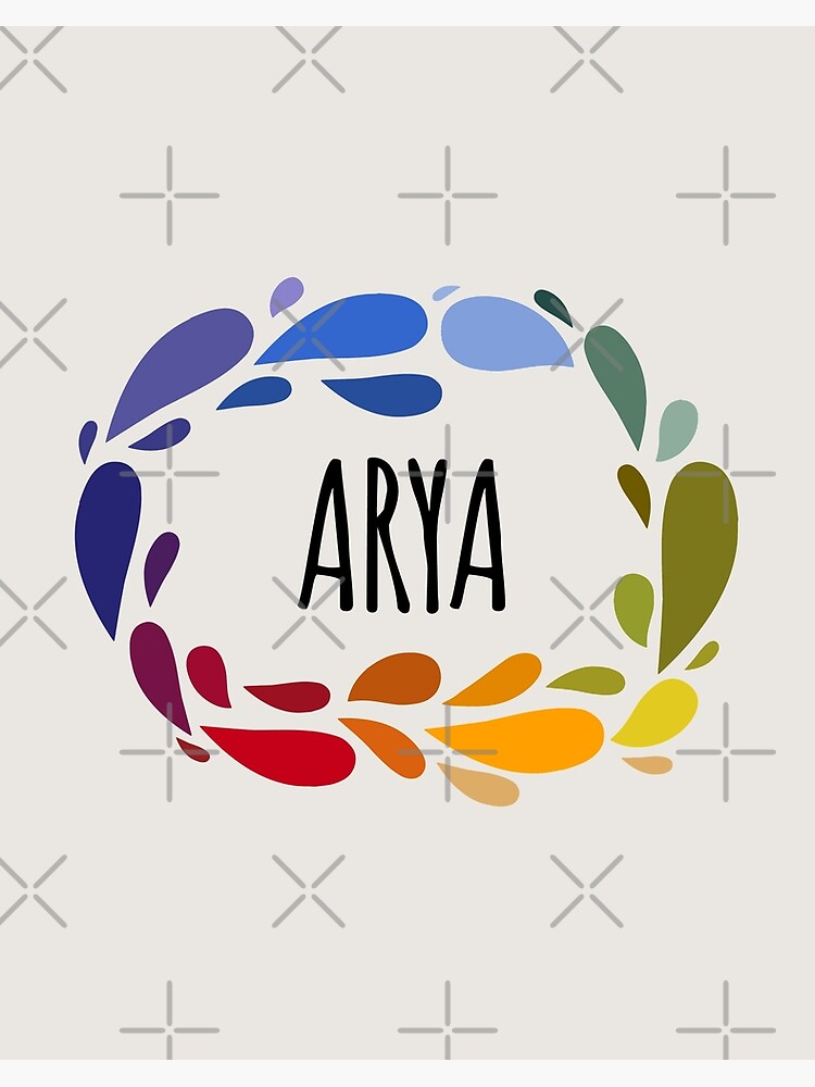 "Arya - Names for Wife Daughter and Girl" Art Board Print for Sale by ...