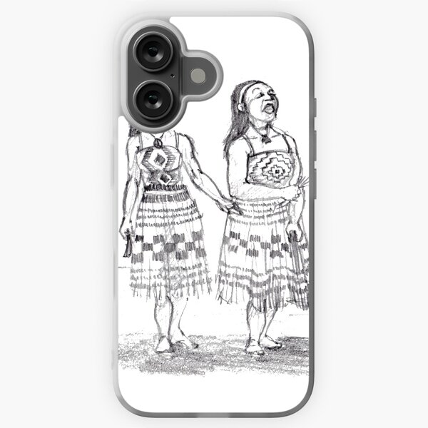 "Maori women pohiri" iPhone Case for Sale by EmilieGeant | Redbubble