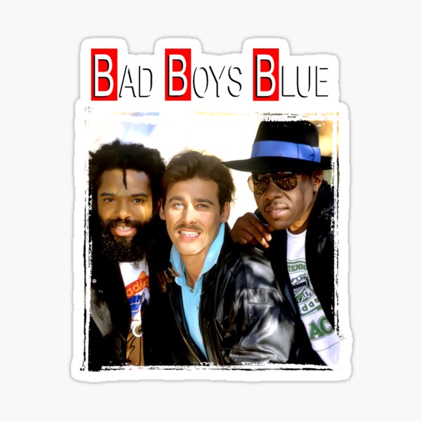 "Bad Boys Blue Band" Sticker by Kimmy73RB | Redbubble