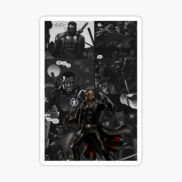 "Blade" Sticker for Sale by Hexteria | Redbubble