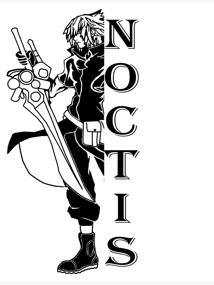 "Noctis Black Design" Poster by AngeliaLucis | Redbubble