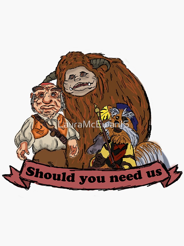 "Should you need us " Sticker for Sale by LauraMcEwanIS | Redbubble
