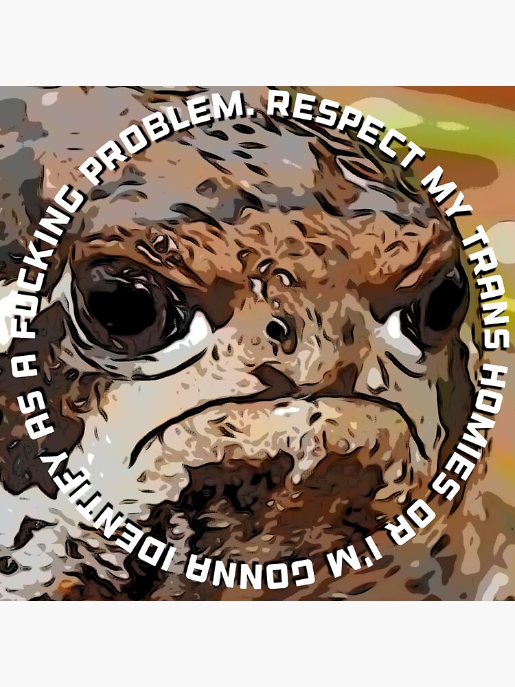"Trans Ally War Toad" Sticker for Sale by lampsuga | Redbubble