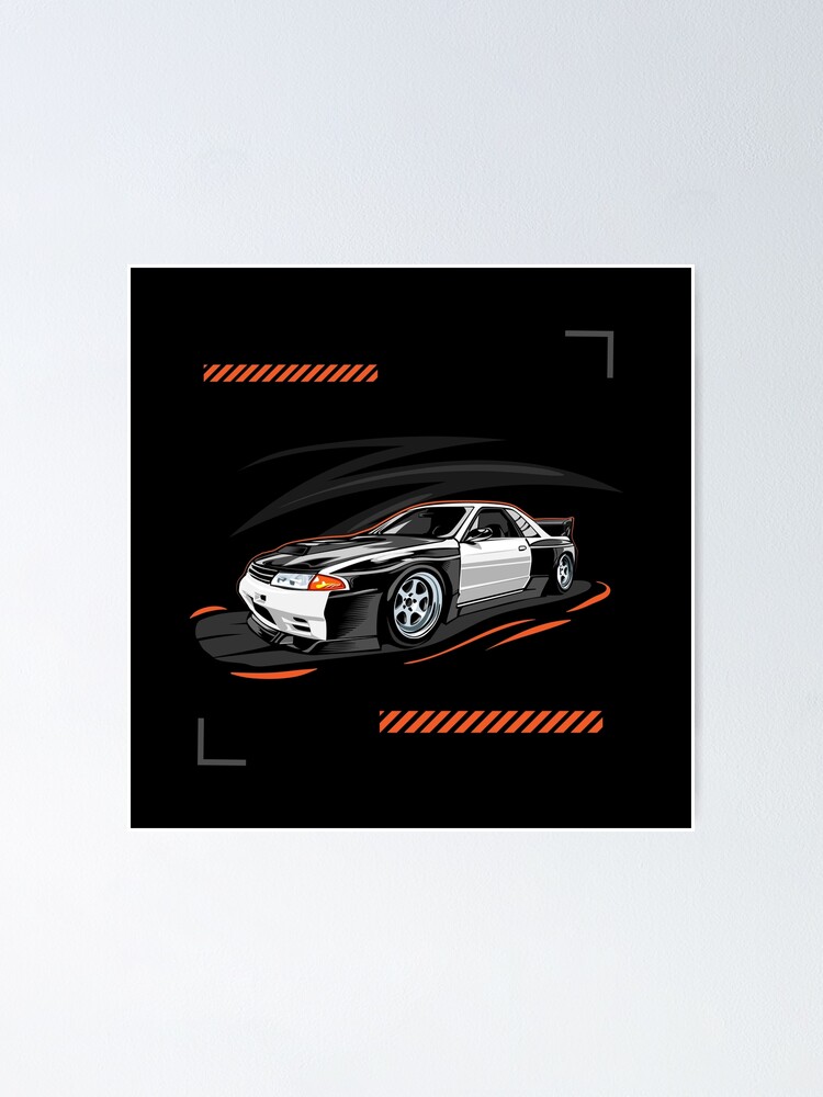 "Kopie des R32 Skyline GTR Godzilla jdm Posters" Poster von ASAKDESIGNS ...