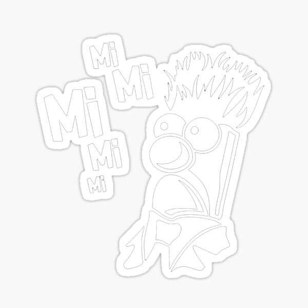 "MiMiMi Mi Mi Mi Mr Beaker Satire Parody" Sticker for Sale by jacopnoel ...