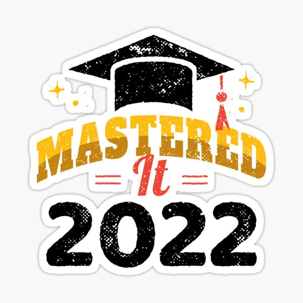 "Mastered It 2022 II" Sticker by lemon-pepper | Redbubble