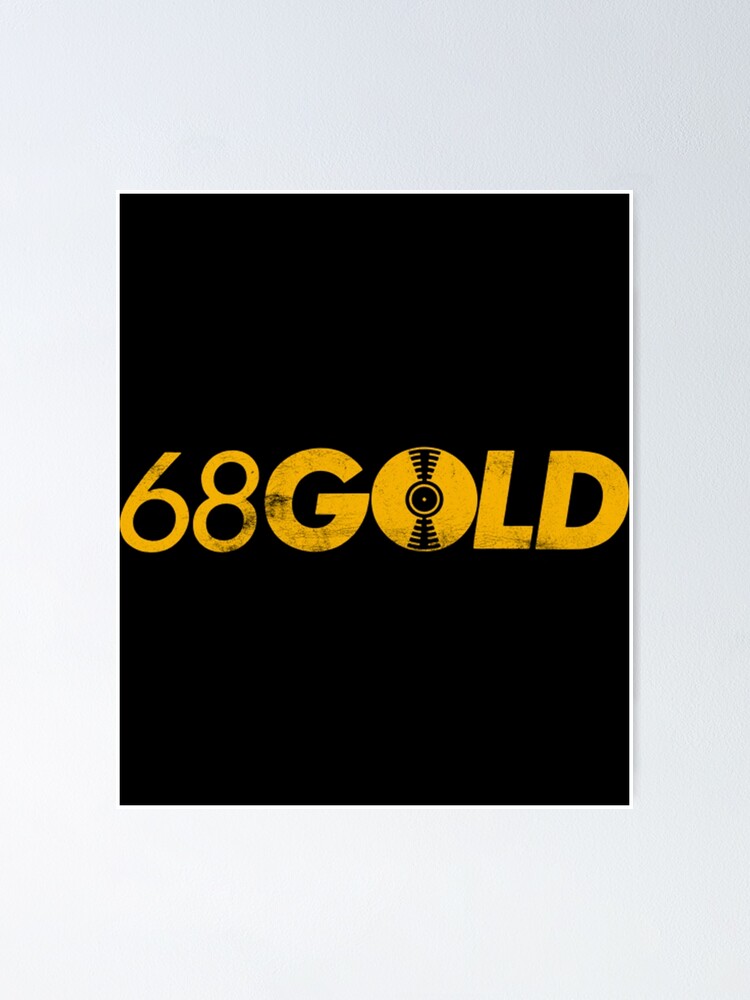 Póster «Camiseta de la estación de radioODZ 68 Gold Memphis _ Estación de radio difunta _ Estilo ...