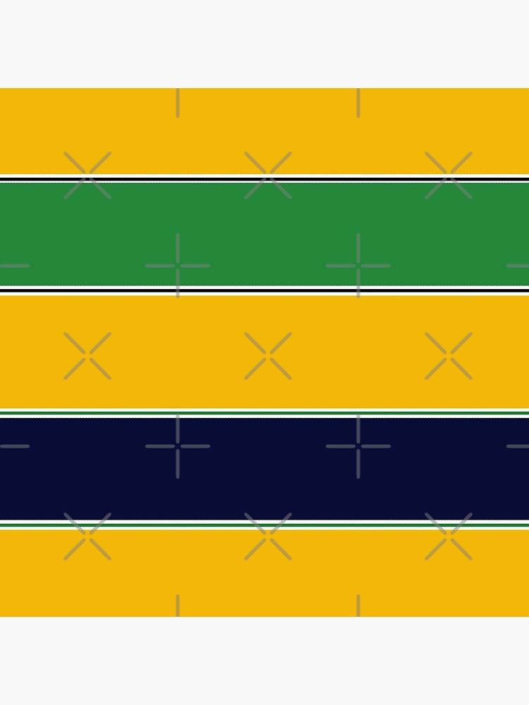 "Ayrton Senna Colour Scheme" Poster for Sale by Harley-Jay | Redbubble