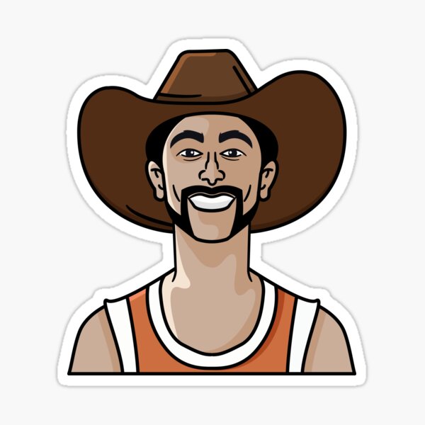 "Yeehaw Texan Danny Ric USA GP" Sticker for Sale by Toonified | Redbubble