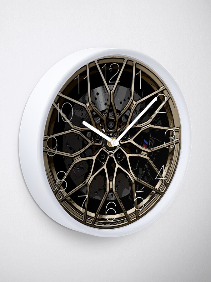"German motorsport wheel" Clock by T3zca | Redbubble