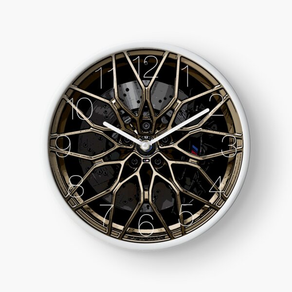 "German motorsport wheel" Clock by T3zca | Redbubble