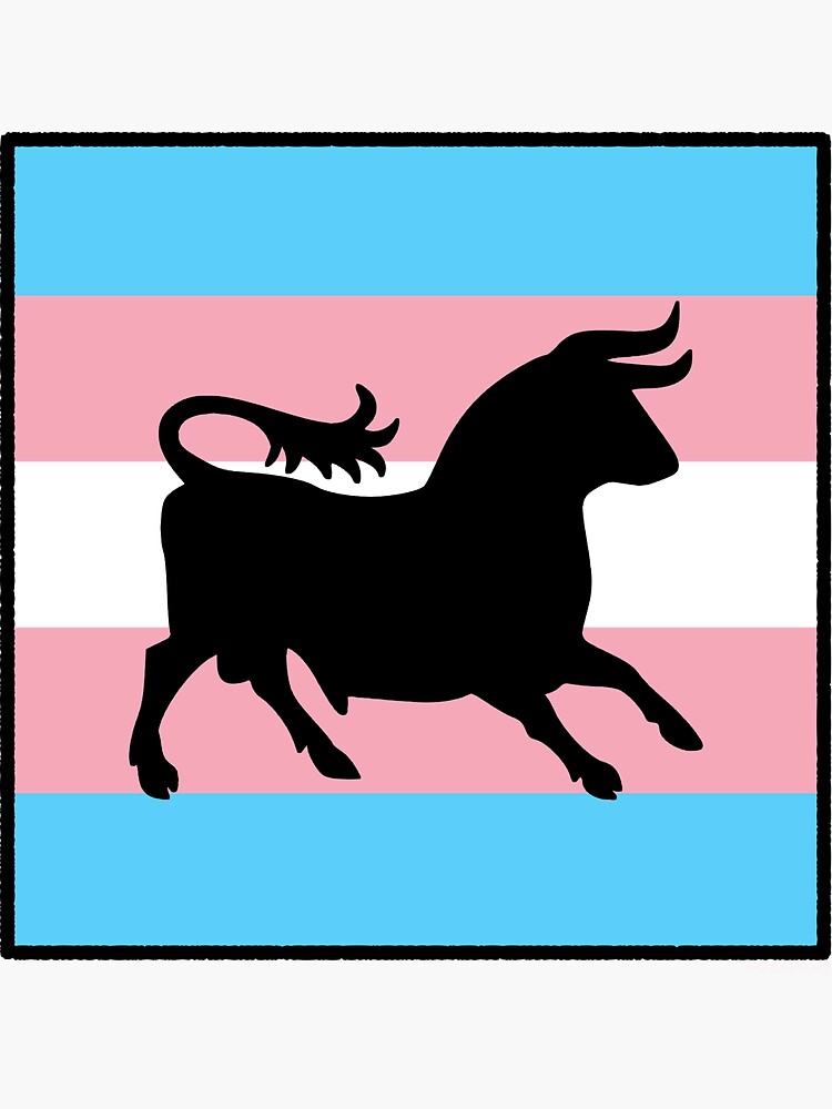 Sticker « Trans Pride Flag Fallout : le logo de la Légion de Caesar ...