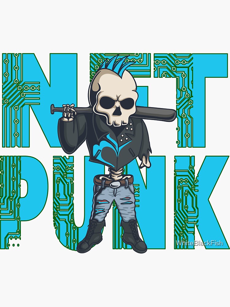 "NFT PUNK NFT PUNK Non Functional Token" Sticker for Sale by ...