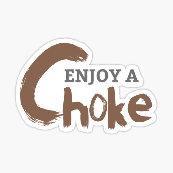 "Enjoy A Choke Funny Jiu Jitsu MMA T-Shirt" Sticker for Sale by world ...