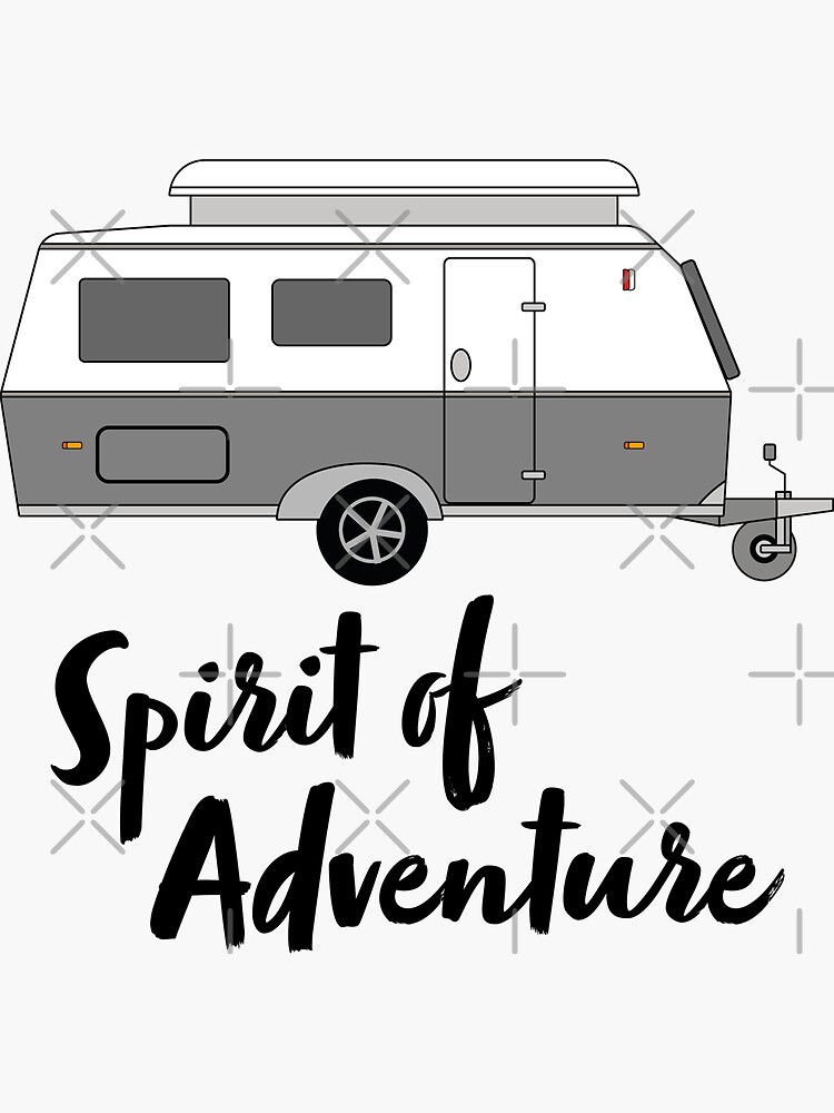 "Eriba - Spirit of Adventure" Sticker by darrenmillar | Redbubble