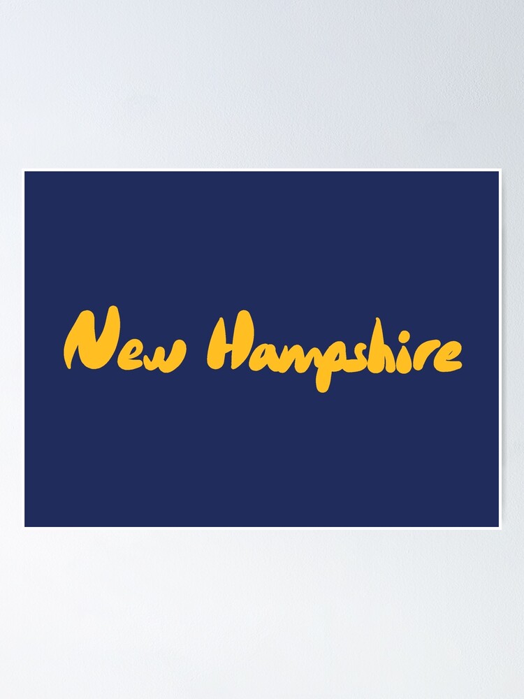 "New Hampshire state logo" Poster for Sale by Travel-Planet | Redbubble