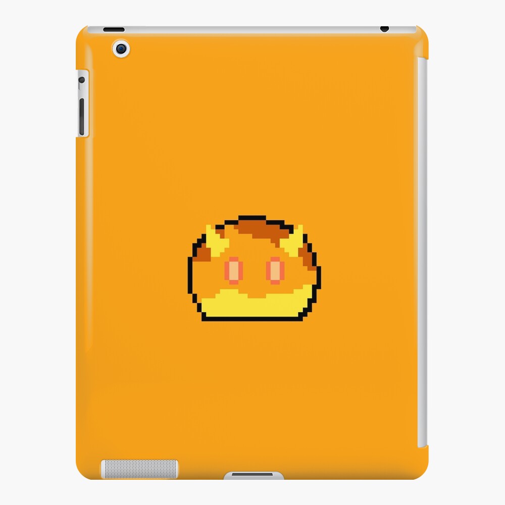 Genshin Impact Pyro Slime Pixel Art Ipad Case And Skin By Pixelsinnit Redbubble