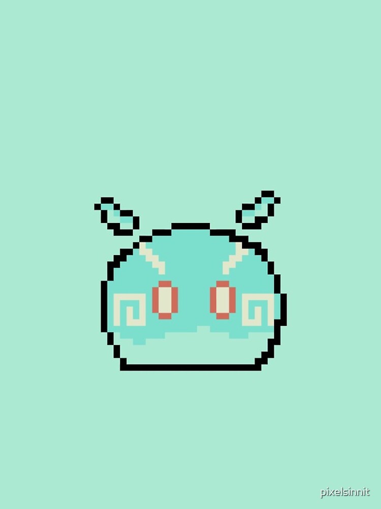 "Genshin Impact Anemo Slime Pixel Art" iPhone Case for Sale by ...