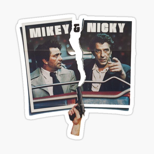"Mikey and Nicky (1976)" Sticker for Sale by cinemathequee | Redbubble