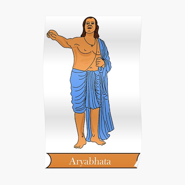"Aryabhata Poster Mathematiker-Astronomen | Indischer Mathematiker ...