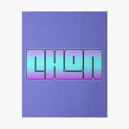 "Chon Logo " Art Board Print by POTRShops | Redbubble