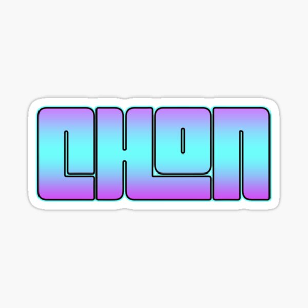 "Chon Logo " Sticker for Sale by POTRShops | Redbubble
